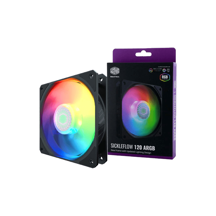 Ventilador Cooler Master Sickleflow 120 Argb 120mm | PCALPORMAYOR PERU